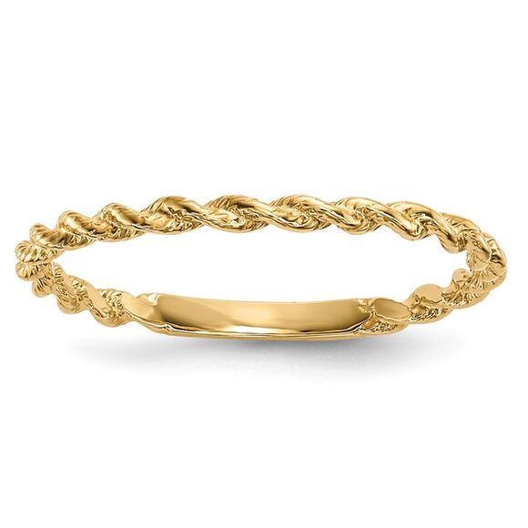 Kazi Luxury | Jewelry | Kazi Luxury 4k Yellow Gold Polished Twisted ...